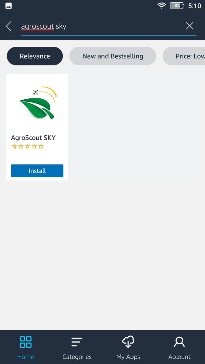 How to download AgroScout Drone Application to the controller?